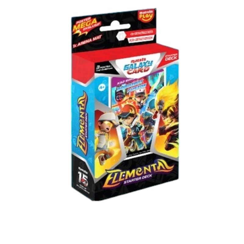 Boboiboy Monsta Galaxy Card Starter Deck V8 Elemental | Shopee Malaysia