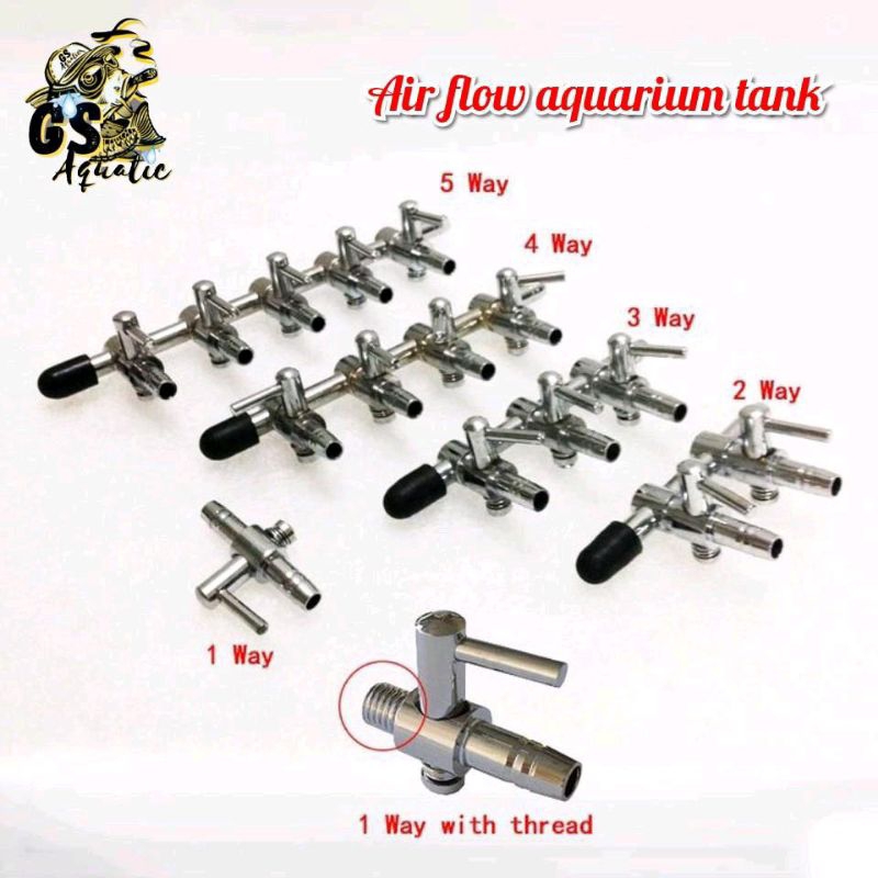 Air flow aquarium tank 2-4way | Shopee Malaysia