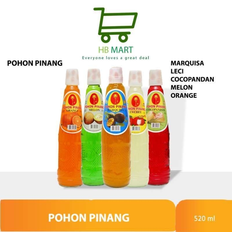 Pohon Pinang Syrup Berperisa Buah-Buahan 520ml. | Shopee Malaysia