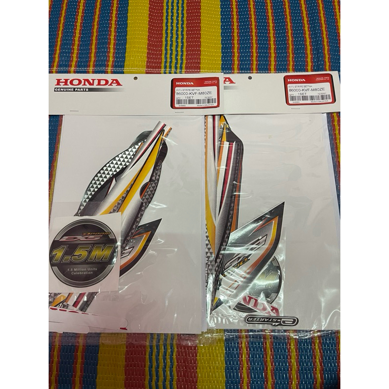 STIKER EX5 DREAM ORIGINAL NO 14 BLACK | Shopee Malaysia