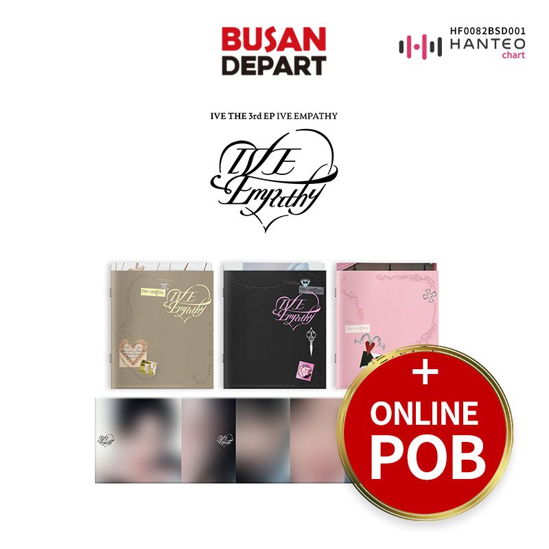 [ONLINE POB]IVE The 3rd Mini Album [IVE EMPATHY] (VER SET + DIGIPACK SET) | Shopee Malaysia