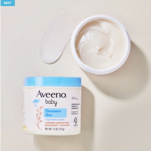 Aveeno Baby Dermexa Ato(Eczema Therapy) Nighttime Balm 312g/Baby Dermexa Ato Cream 206ml ...