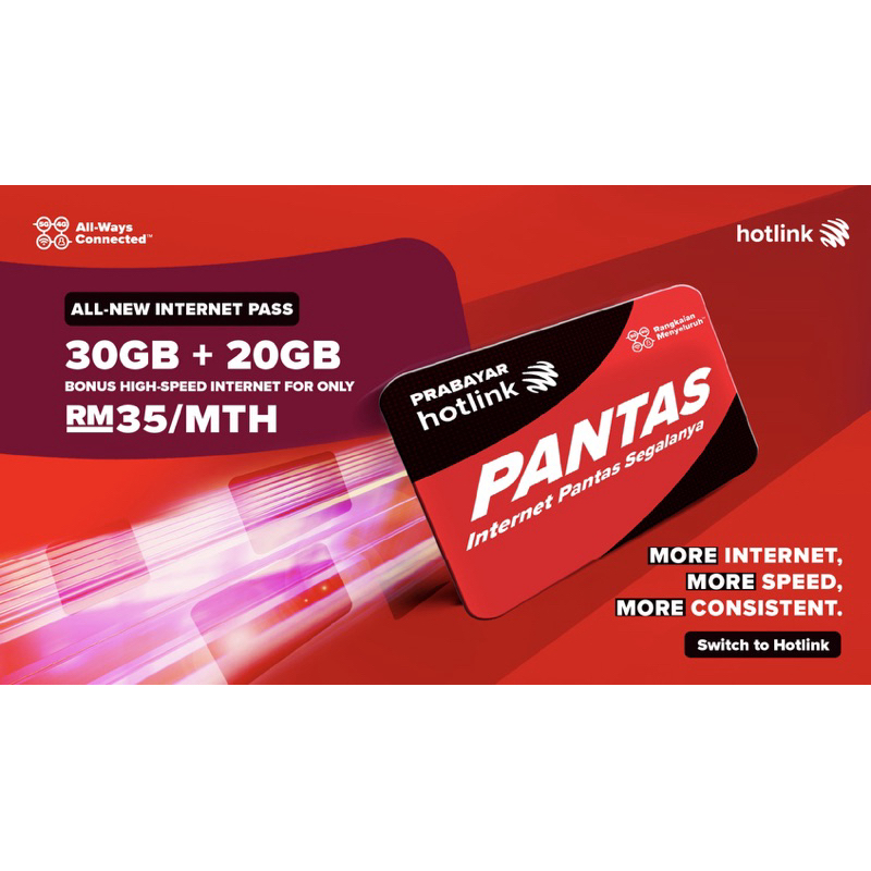 Hotlink Prepaid Unlimited 5G pantas hotlink simcard hotlink 5G Hotlink ...