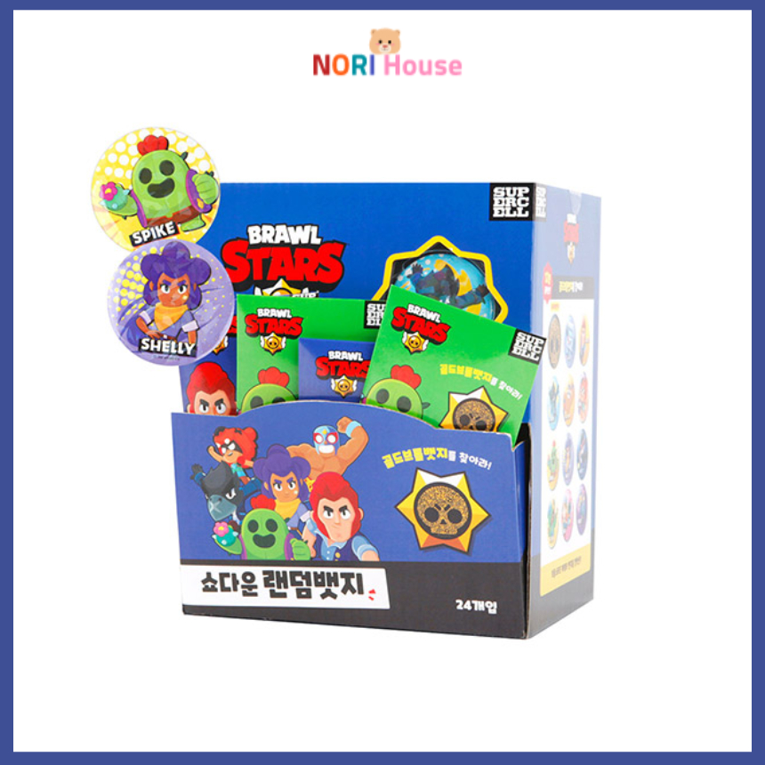 Brawl Stars Character Can Badge Pins 1 Pack | Shopee Malaysia