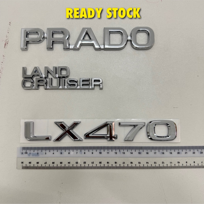 emblem prado land cruiser lx470 chrome land cruiser prado lx470 logo ...