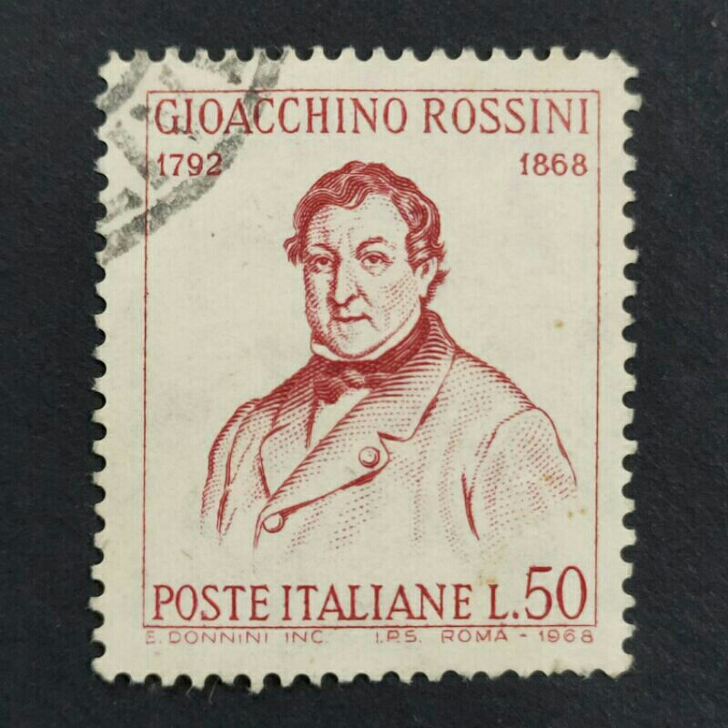 1967 Stamp Italy-Complete Unique Used Stamp-L50 Famous Opera Composer ...