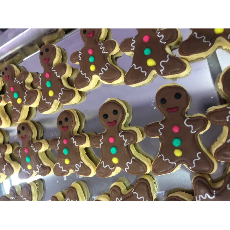 Sugar Cookies (Gingerbread Man) 30 pcs | Shopee Malaysia