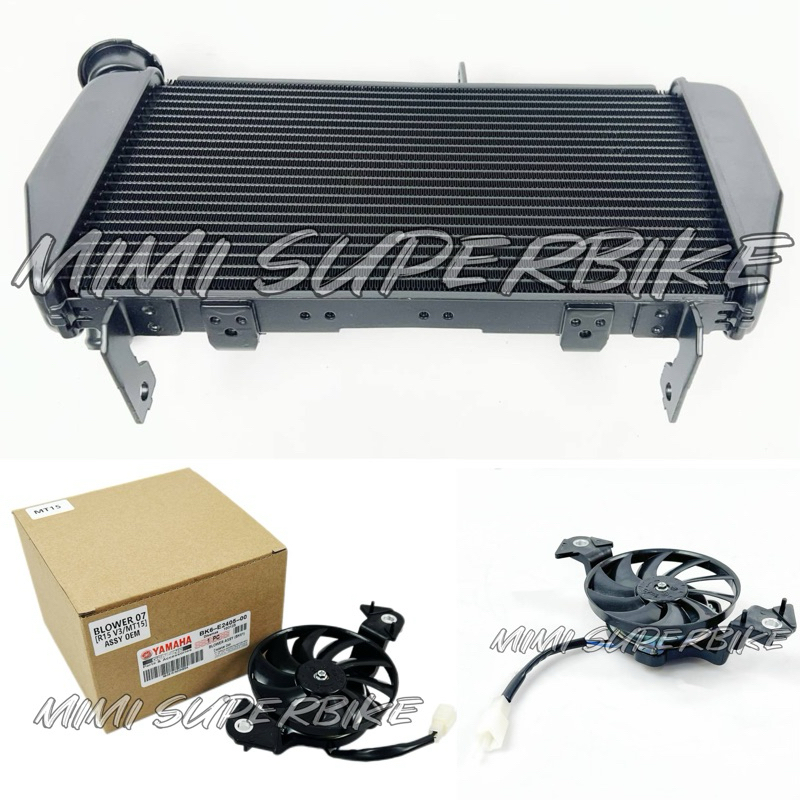 YAMAHA R25 V1 V2 V3 MT25 V1 V2 STANDARD RADIATOR & BLOWER COOLANT TANK ...