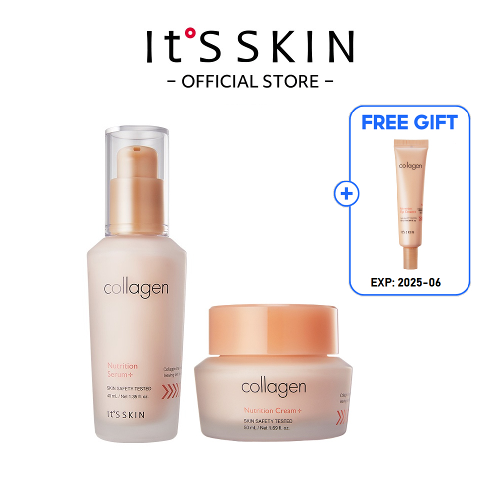 It'S SKIN Collagen Nutrition Marine Collagen Set (Serum 40ml+ Cream ...