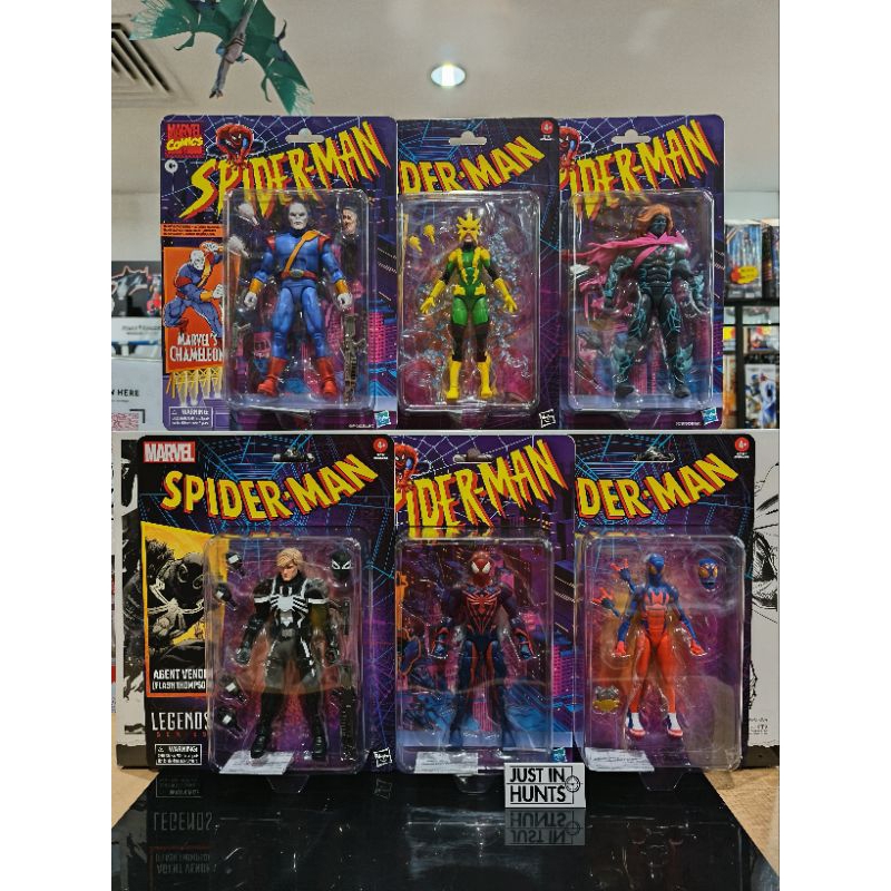 Marvel Legends Comics 6"Inch Retro •Agent Venom •Spiderman Unlimited ...