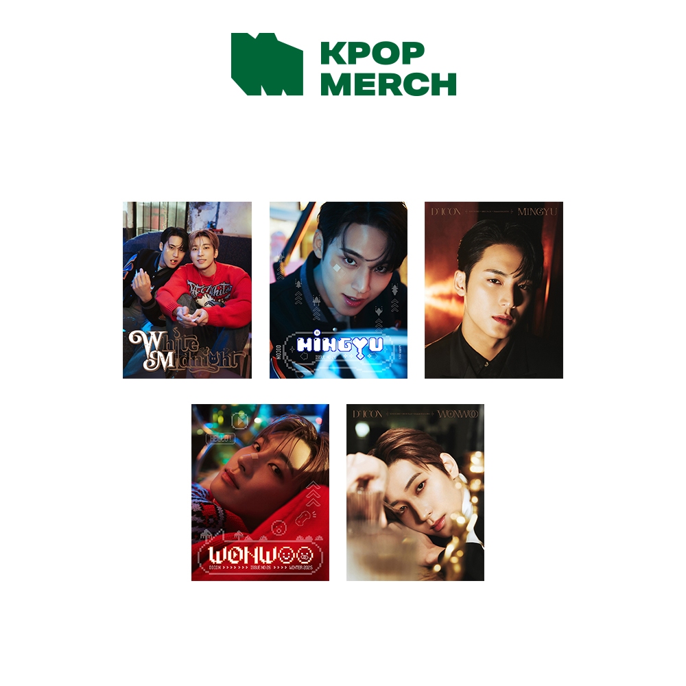 SEVENTEEN - Dicon Issue N°26 WONWOO MINGYU [ White Midnight ] | Shopee Malaysia