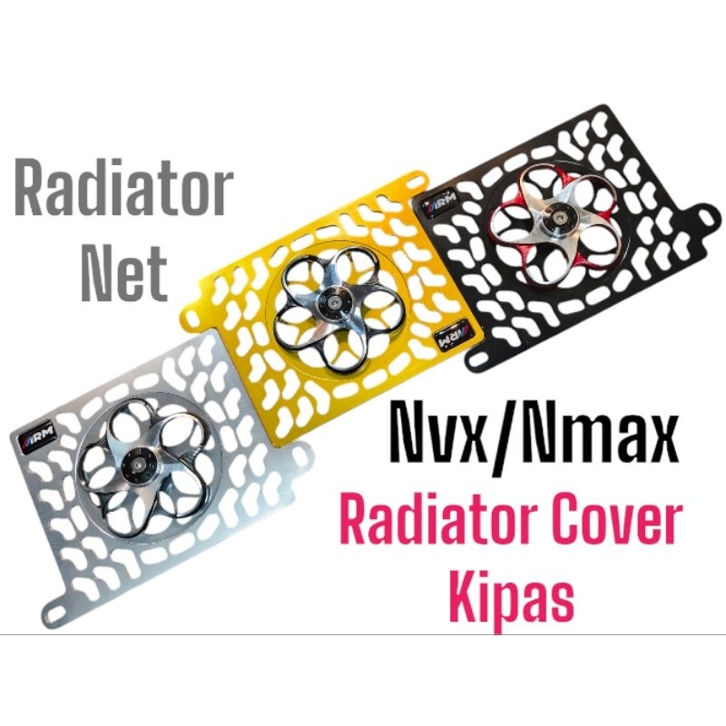 RADIATOR COVER ALLOY COOLANT COVER YAMAHA NMAX V1 NMAX V2 NVX V1 NVX V2 ...