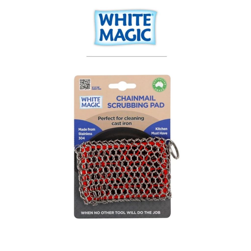 White Magic Chainmail Scrubbing Pad | Shopee Malaysia