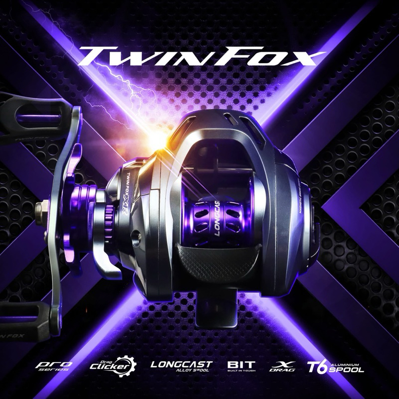 EUPRO NEW TWIN FOX XR BAITCASTING FISHING REEL ( TFX151 Left ) | Shopee ...
