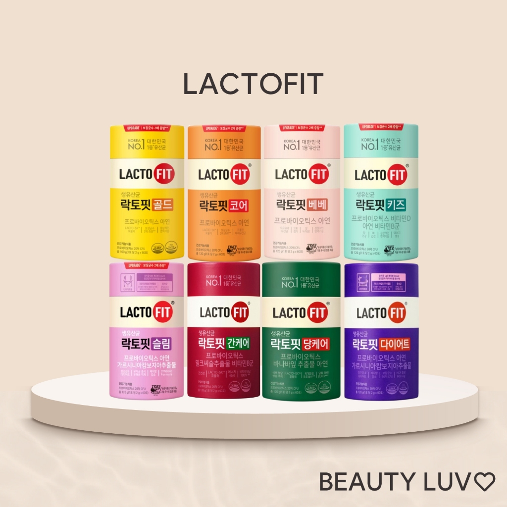 [Chong Kun Dang] LACTO FIT Probiotics (NEW) / Gold, Core, Slim, Beauty ...