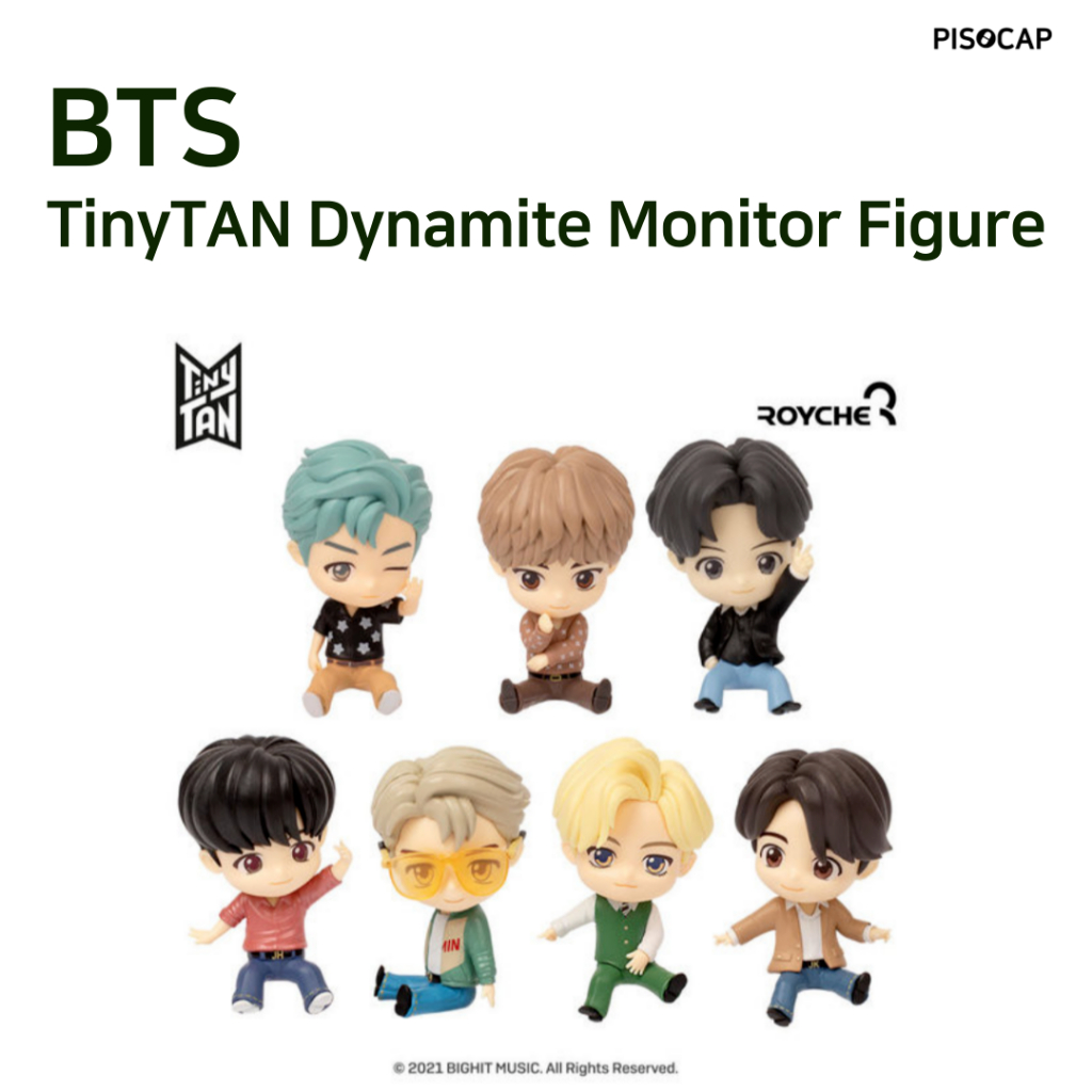 [BTS] TinyTAN Dynamite Monitor Figure Desk Buddy Collectible | Official K-Pop Licensed ...
