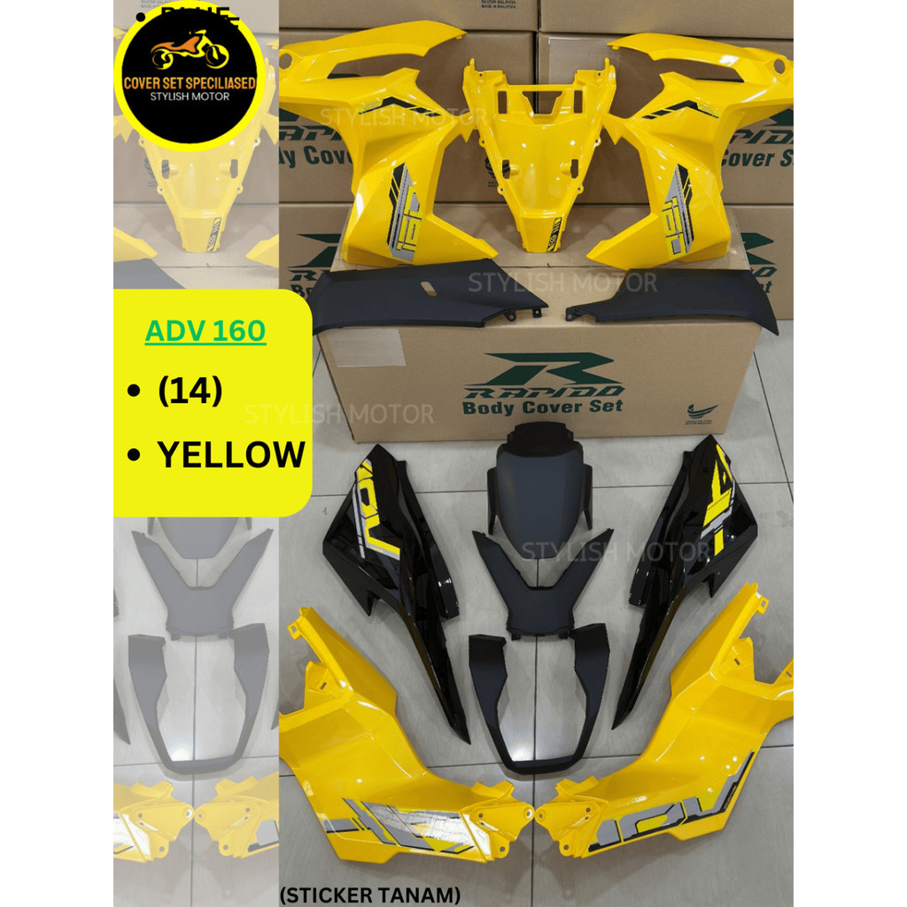 RAPIDO Cover Set HONDA Adv Adv160 (14) Red Blue White Body Cover ...