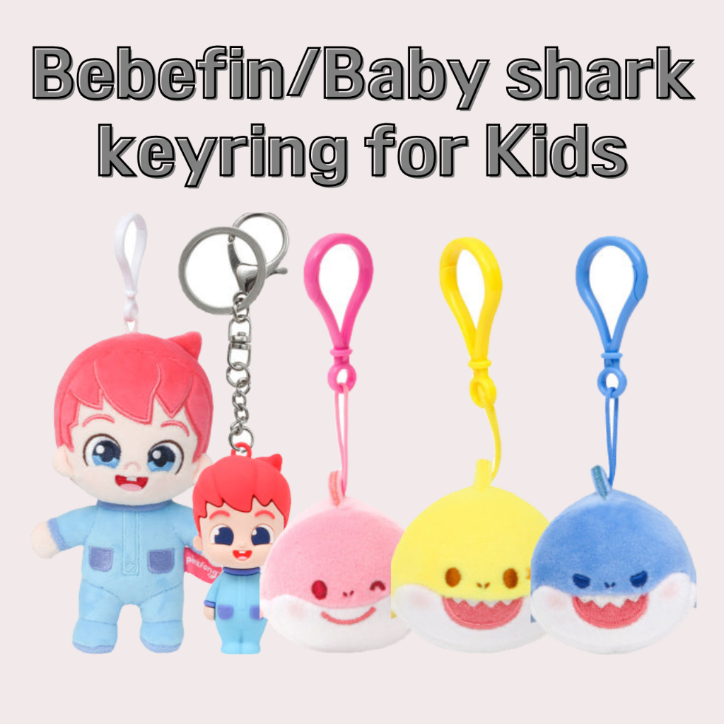 Pinkfong Bebefin Baby Shark Keyring Doll - Cute Collectible Toy for ...