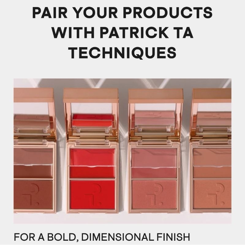 READYSTOCK & PREORDER Patrick Ta New Era 2025 Major Headlines Double-Take Crème & Powder Blush ...