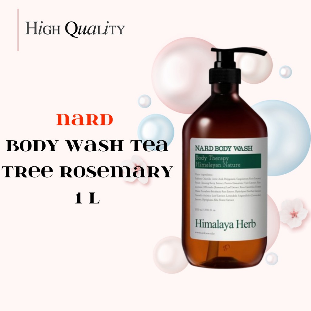 Nadine Body Wash Tea Tree Rosemary 1 L | Shopee Malaysia