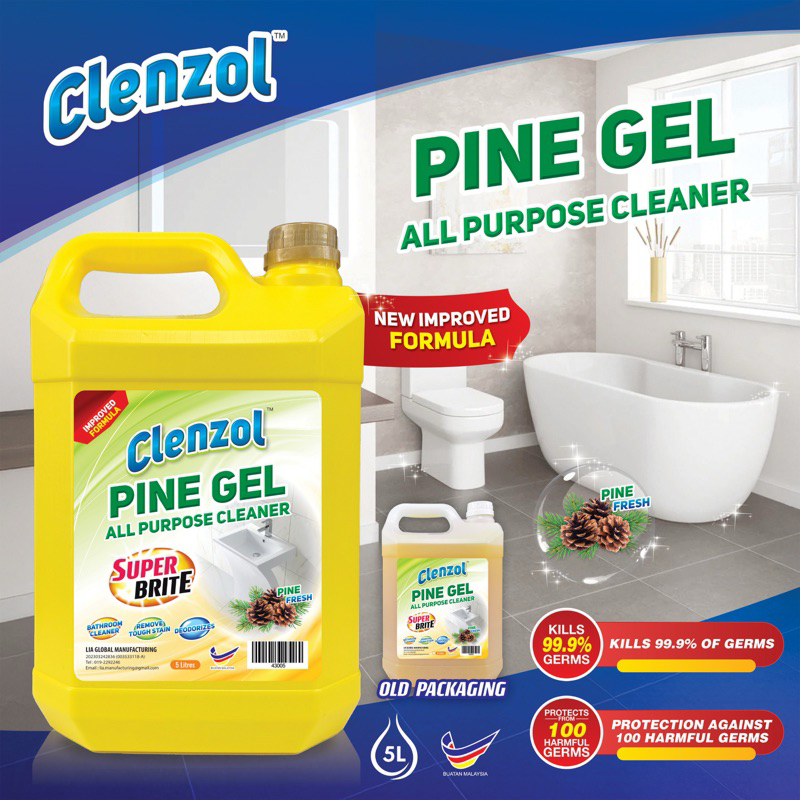 Pine Disinfectant 5L (Gel) / HOSPITAL GRADE / FOR ANTI-BACTERIAL ...