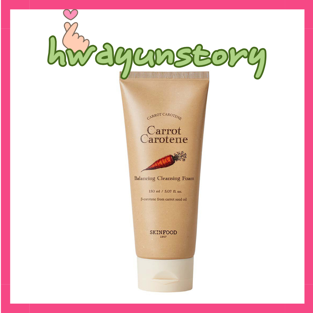 [SKINFOOD] skinfood Carrot Carotene Balancing facial cleanser 150ml ...