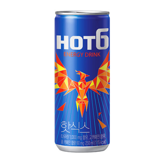 LOTTE HOT6 Energy Drink - Korea's No.1 Energy Drink, produced in Korea ...