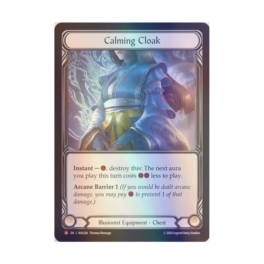 Flesh and Blood - Cold Foil Calming Cloak Card (Rosetta) | Shopee Malaysia