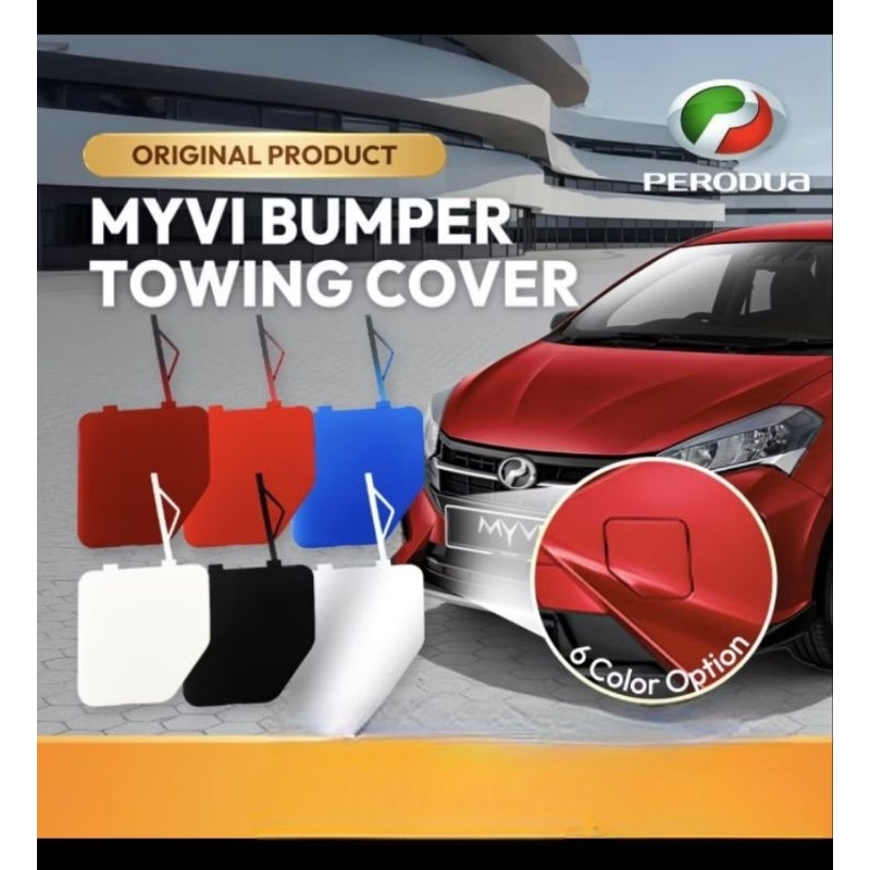 💯Original Perodua MYVI Gen3 2022 Front Bumper Grille Top Cover Towing ...