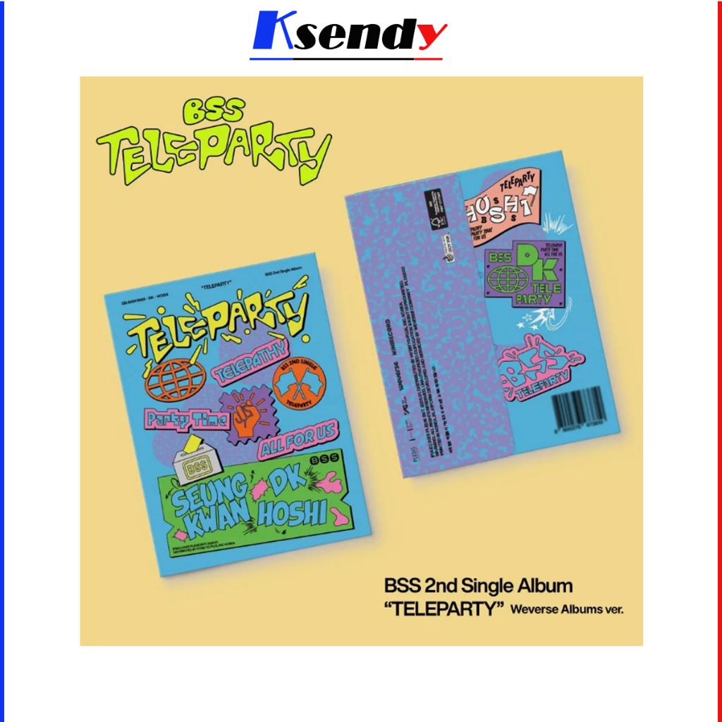 BSS (SEVENTEEN) TELEPARTY 2nd Single Album Weverse Albums Ver | Shopee ...