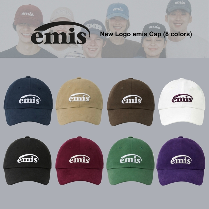 [emis] New Logo emis Cap (8 colors) | Shopee Malaysia