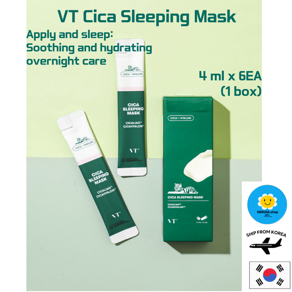 VT Cica Sleeping Mask 4 ml x 6EA (1box) | Shopee Malaysia