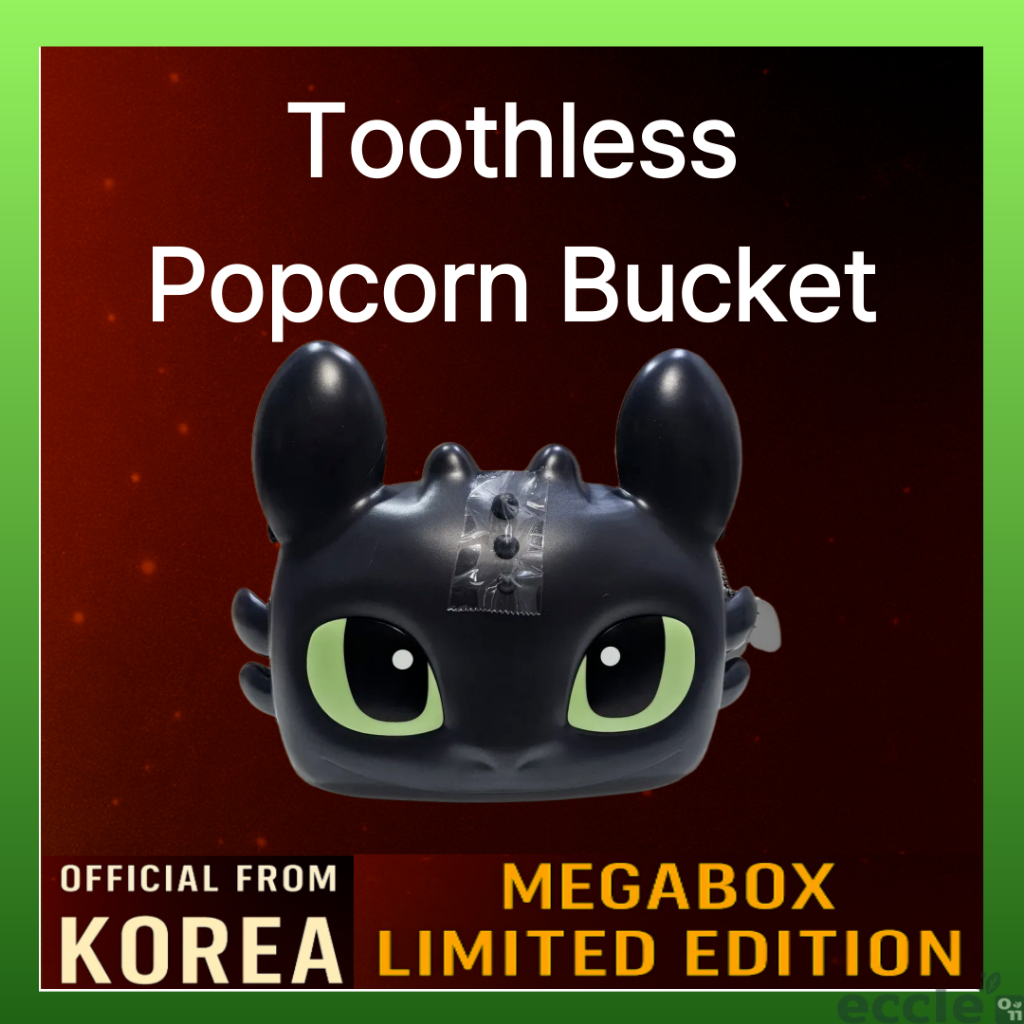 [KOREA] Megabox Toothless Popcorn Bucket – Limited Edition How to Train ...