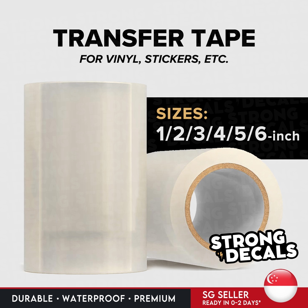 Transfer Tape Vinyl Sticker Application Transparent (1 Roll 200m ...