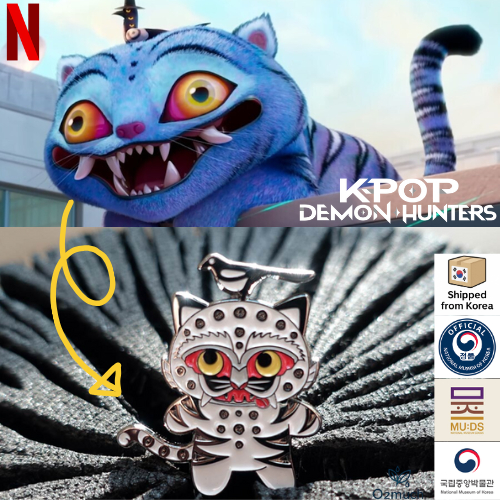 KPOP Demon Hunters Sussie & Derpy Enamel Pin – White Tiger & Magpie ...