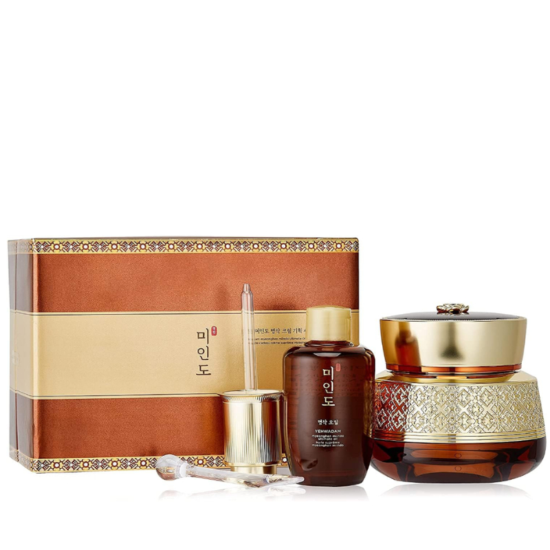 YEHWADAM Myeonghan Miindo Ultimate Cream Special Set (Cream 50ml + Oil 45ml) | Shopee Malaysia