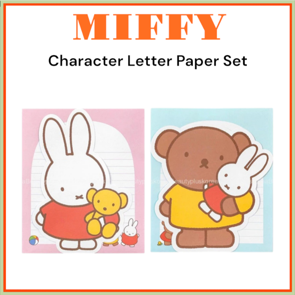[MIFFY] Character Letter Paper Set (Pink / Blue) | Shopee Malaysia