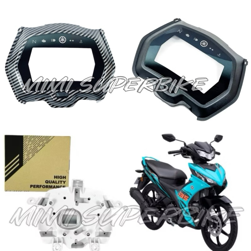 YAMAHA LC135 V8 V9 FI METER LENS & LOWER COVER LC 135LC SPEEDO ...