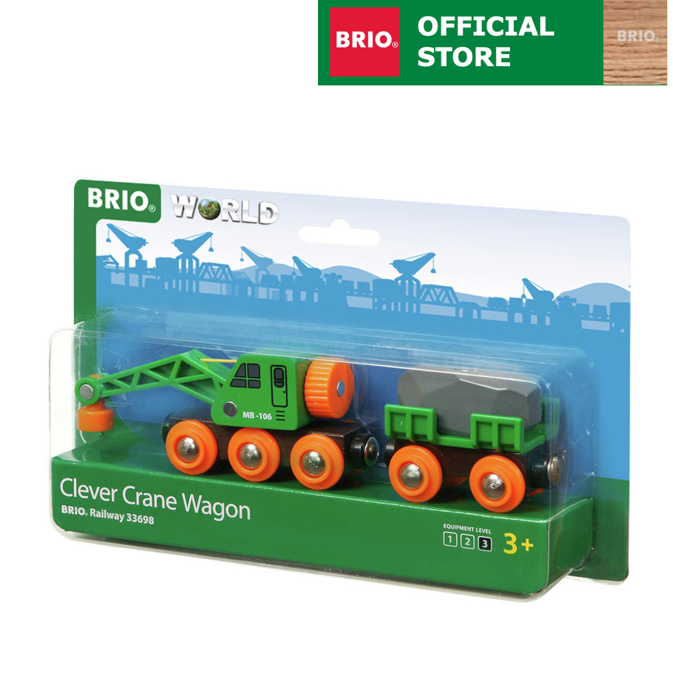 BRIO Official Store SG - Clever Crane Wagon (33698) | Shopee Malaysia