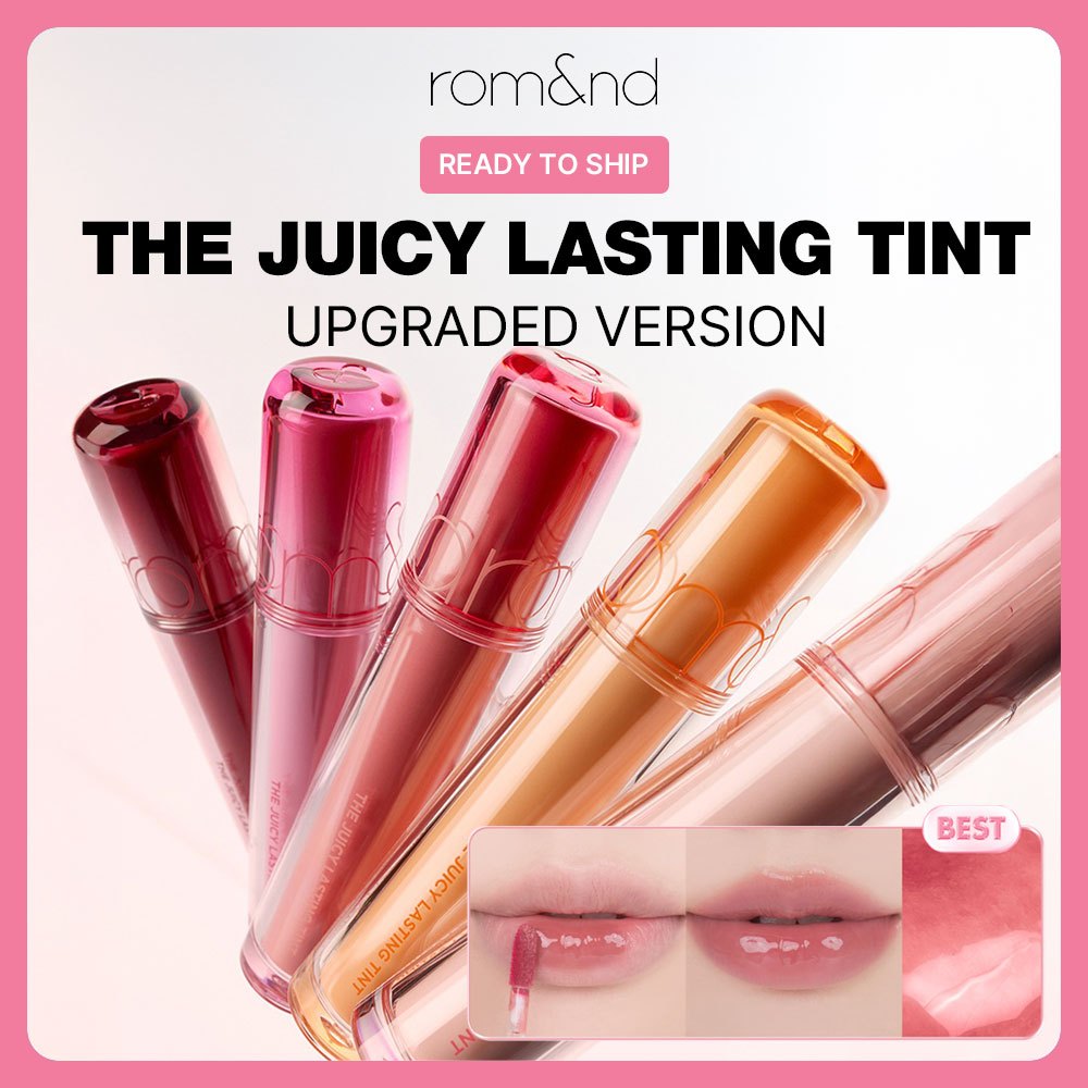 [Rom&nd] New Romand The Juicy Lasting Tint 5.5g Special Set | Peach ...
