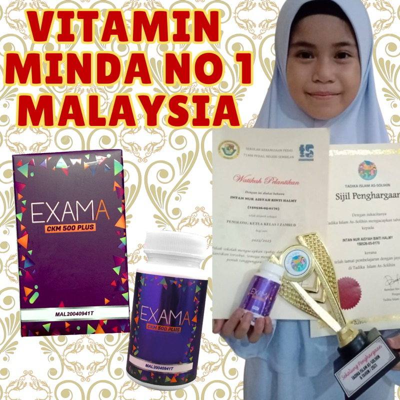 VITAMIN EXAMA MINDA HQ ORIGINAL PROMOSI VIP | Shopee Malaysia