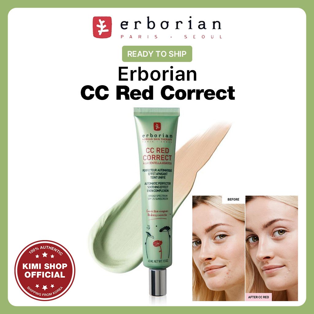 [ERBORIAN] CC Red Correct Cream 15ml / 45ml | Shopee Malaysia