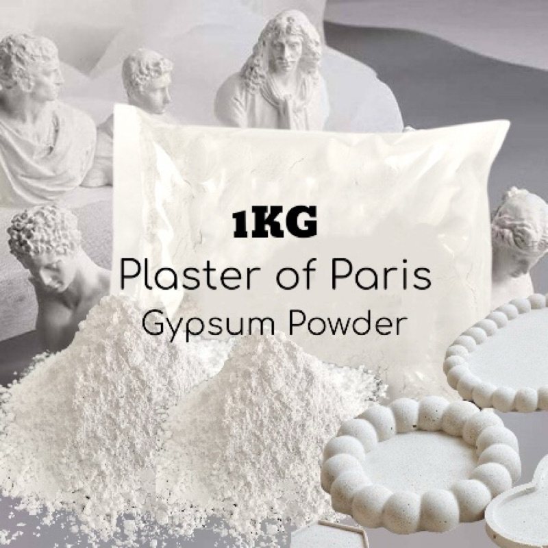🇲🇾 Plaster of Paris 1kg Sculpture Gypsum Plaster Gypsum Powder ...