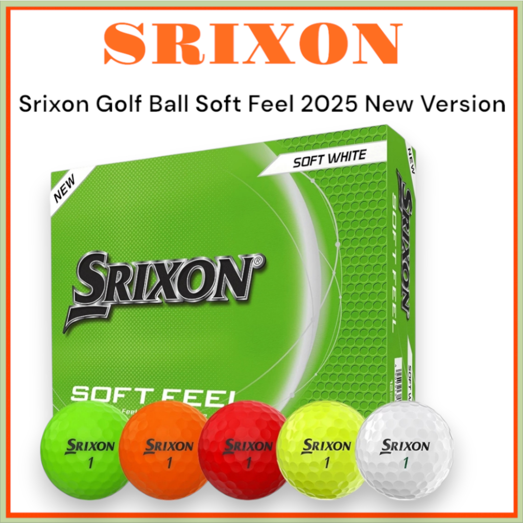 [SRIXON] Srixon Golf Ball Soft Feel 2025 New Version 2piece 12pcs ...