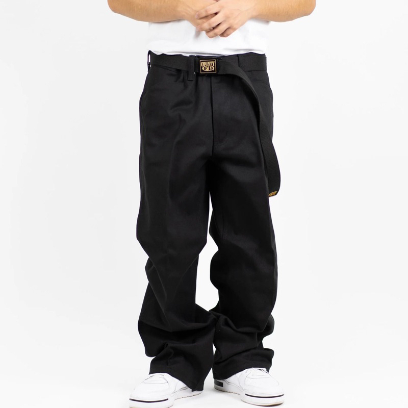 FB COUNTY 50/50 The Bomb Pants Chicano Gangsta Fat Loose Trousers 90s ...