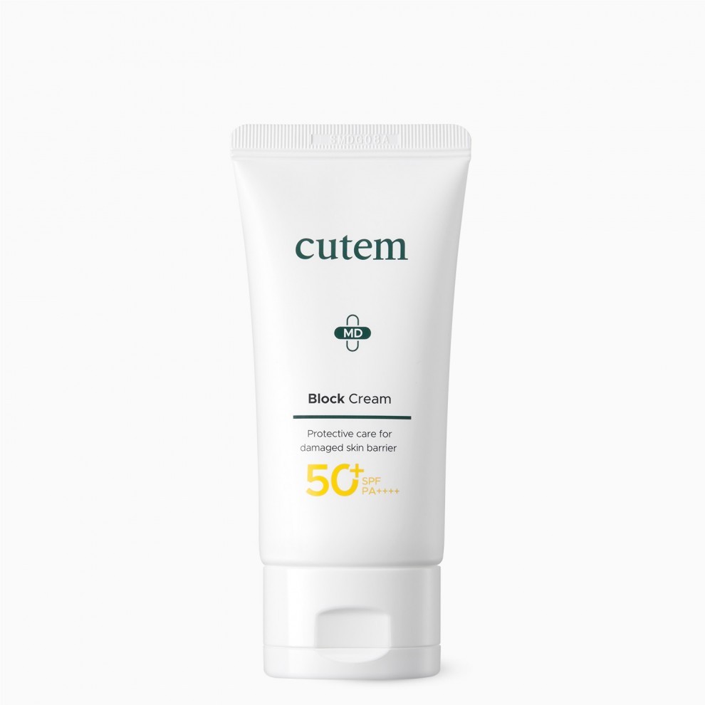 cutem Block Cream For Damaged Skin Barrier MD SPF50+ PA++++ | Shopee ...