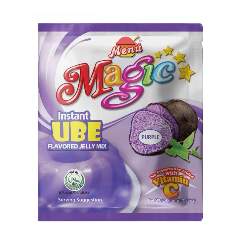 Magic Instant ube Flavoured Jelly mix 25grams x 1pack | Shopee Malaysia