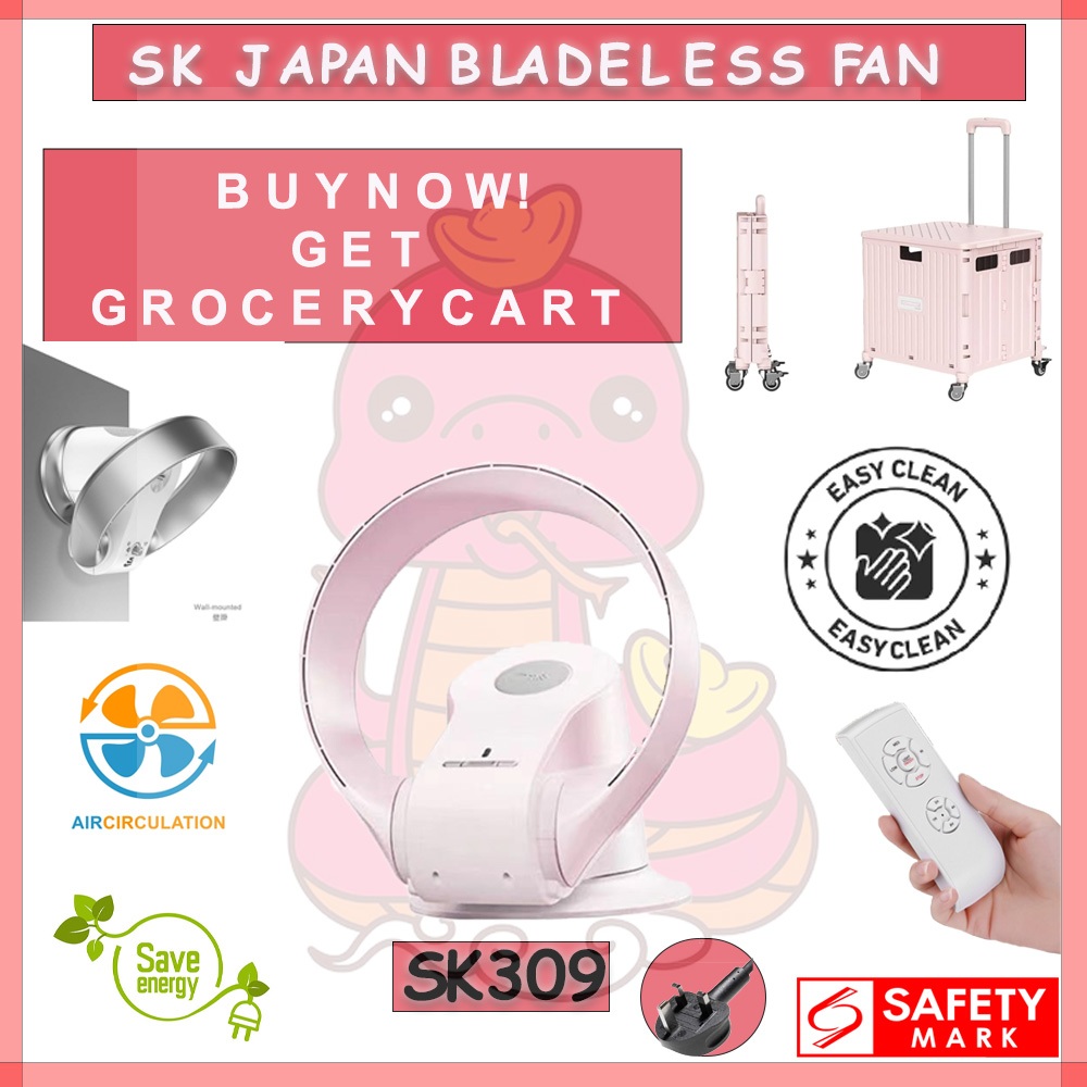 SK Japan Authentic Folding Bladeless Fan SKJ-SK310WD/F/SK309 2024 5 GEN ...