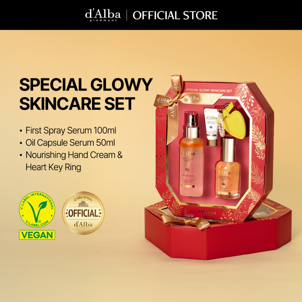 [d'Alba] New Year SET (First Spray Serum 100ml & First Oil Capsule ...