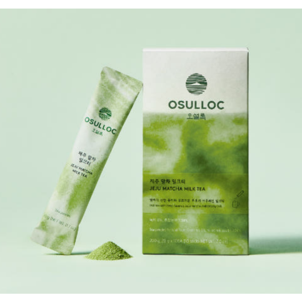 Osulloc Matcha Milk Tea & 2 More Variants | Jeju-Inspired Premium ...